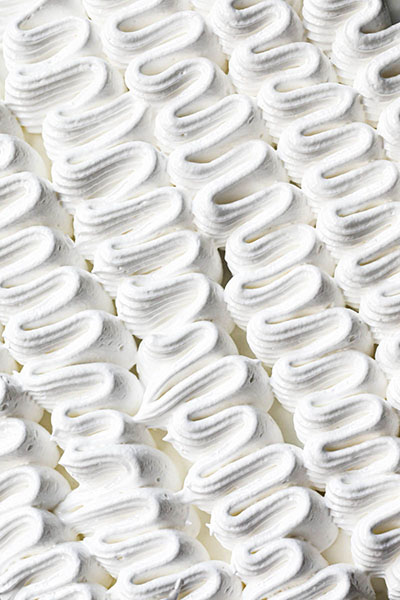 French Chocolate Cake with Whipped Cream Filling & Meringue - Belula