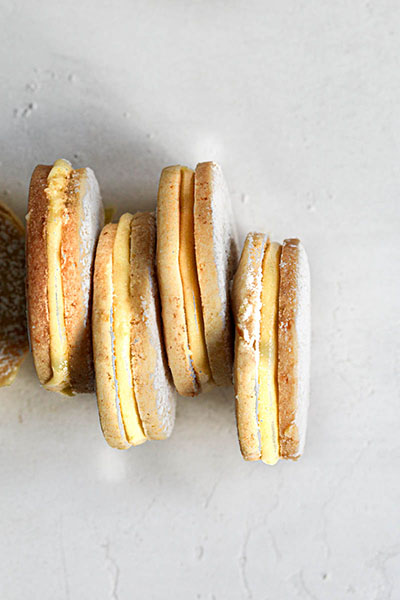 Easy Lemon Curd Shortbread Filled Cookies - Belula
